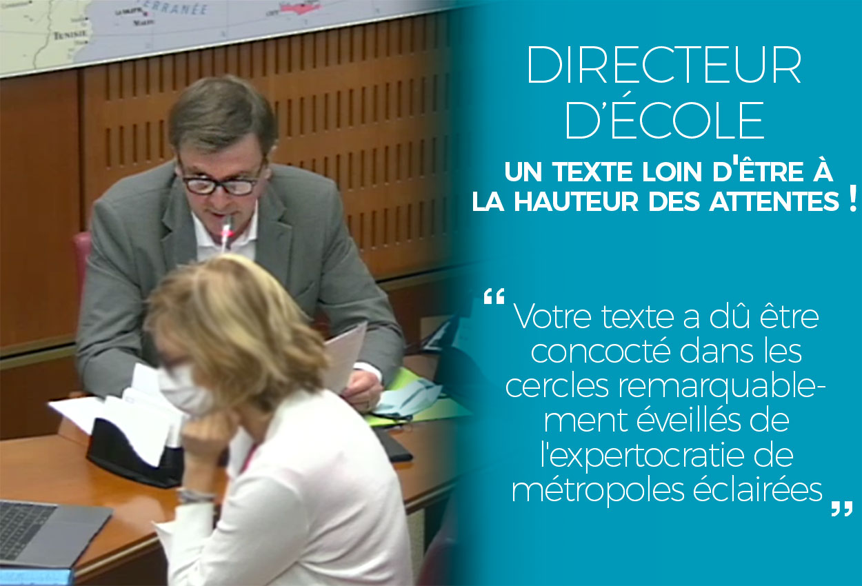 Directeur d'école : un texte loin d'être à la hauteur des attentes ...