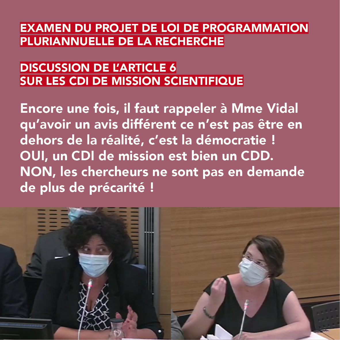 Examen du projet de loi de Programmation Pluriannuelle de la Recherche - Discussion de l’article ...