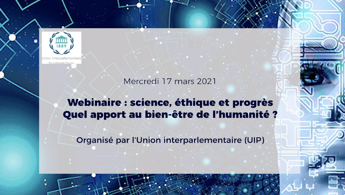Webinaire : science, éthique et progrès : quel apport au bien-être de l ...